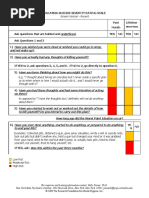 Columbia Suicide Severity Rating Scale (C-SSRS) - Screener With Triage ...