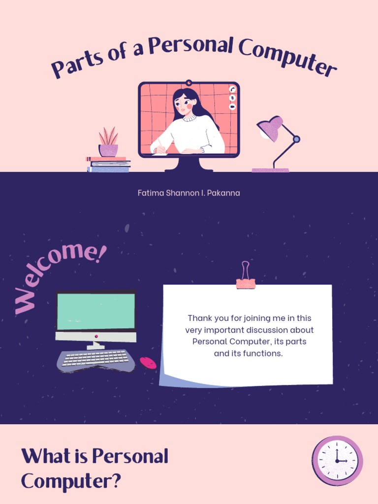 Parts of A Personal Computer | PDF | Personal Computers | Computer Hardware