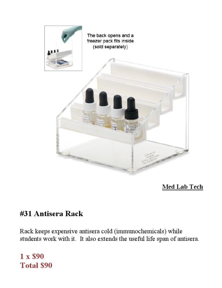 Antisera Rack | PDF