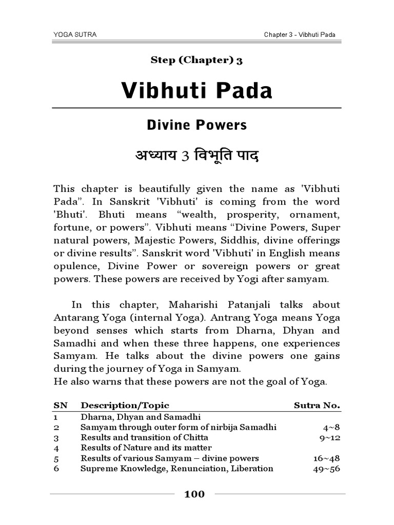 Yoga Sutra by Rajkumar NEW SET-4 (100-142) | PDF | Yoga Sutras Of ...