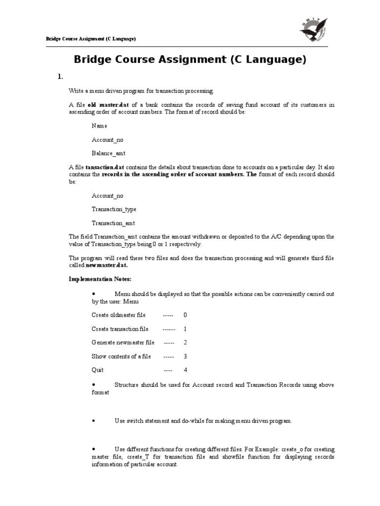 Bridge Course 2nd Year CSE and IT | PDF | String (Computer Science) | Bit