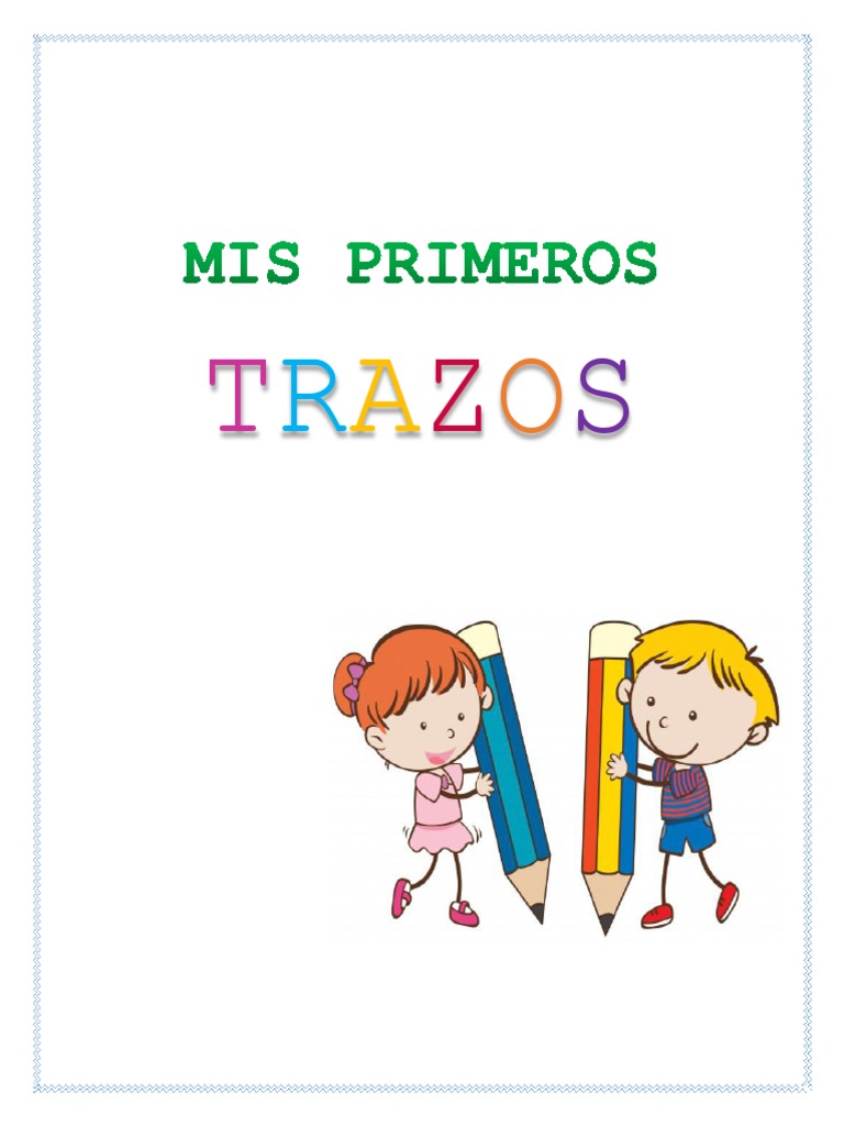 Cartilla Mis Primeros Trazos | PDF | Lápiz | Mano