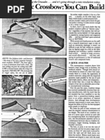 Free Crossbow Plans | PDF | Bow And Arrow | Screw