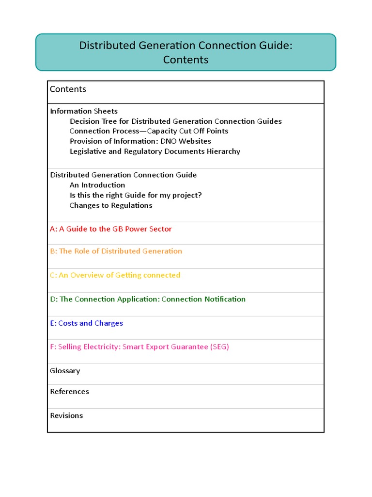 G98 Single Premises Final 2020 | PDF | Electric Power Distribution ...