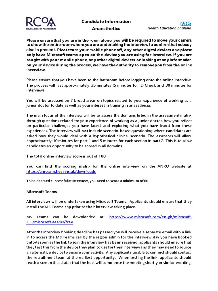 Candidate Information Sheet | PDF | Interview | Mobile App