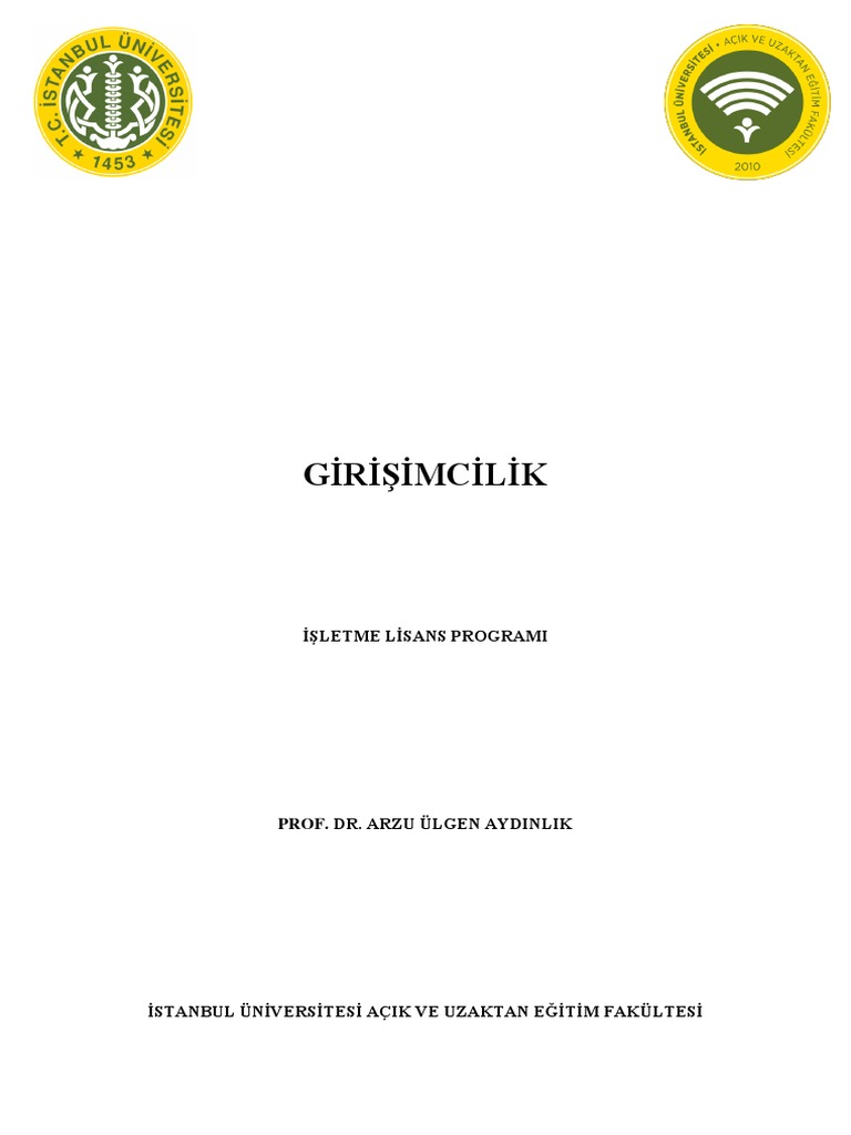 Girisimcilik | PDF