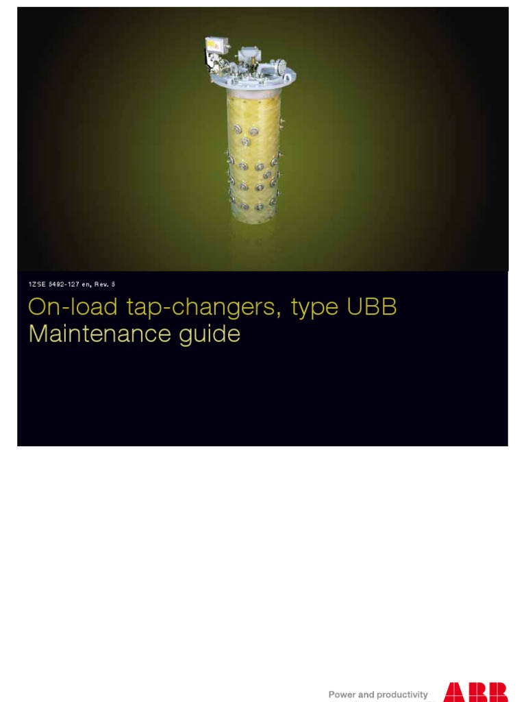 Tap Changer Maintenance | PDF | Switch | Transformer