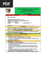 Plan de Clases Modelo-Matemáticas | PDF | Vida | Aprendizaje