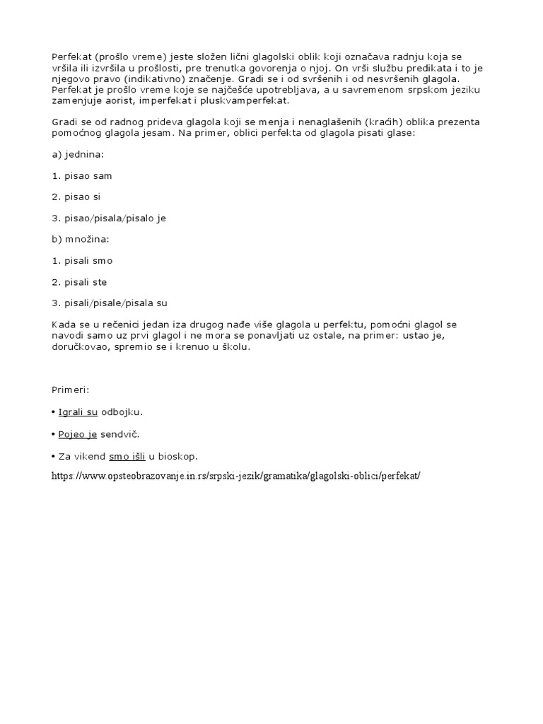 Perfekat | PDF