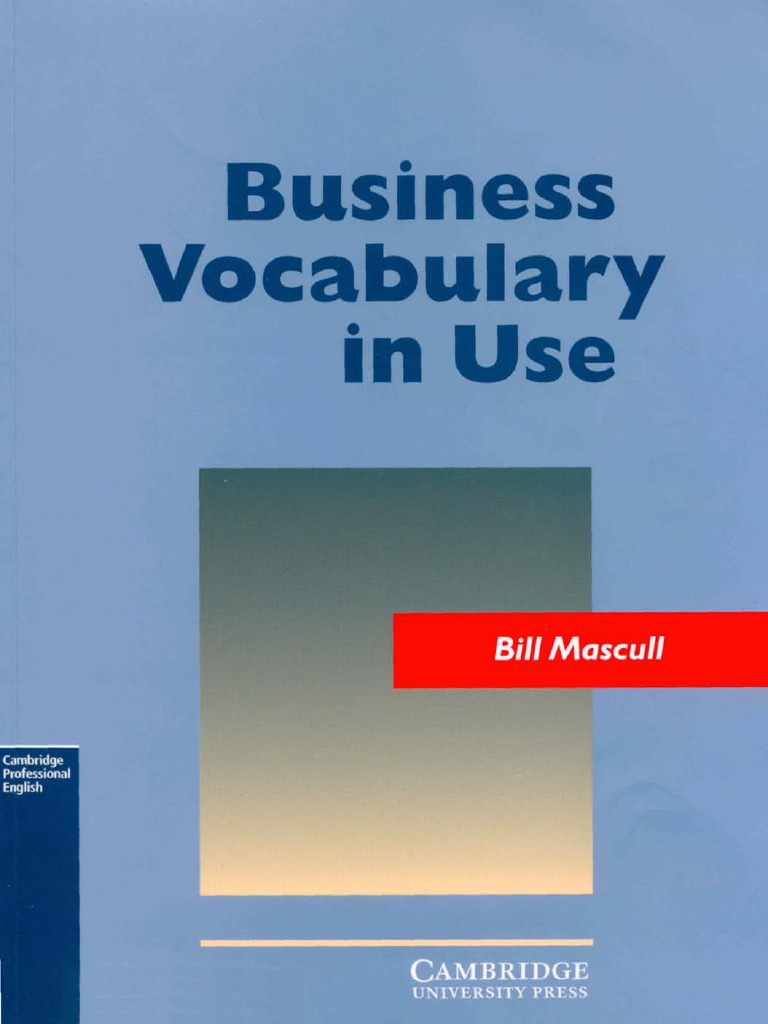 Cambridge Business Vocabulary in Use Int | PDF