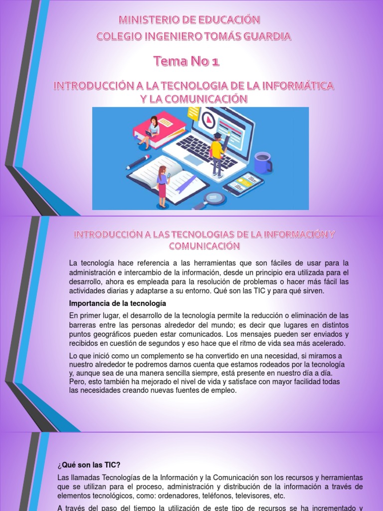 Introducción A Las TICs | PDF | Tecnología de información y ...