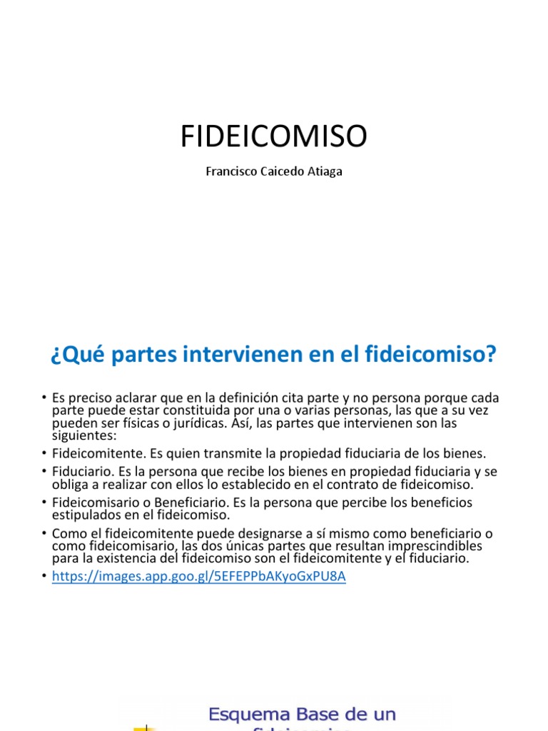 Fide I Comiso | PDF | Ley de fideicomiso | Ley común