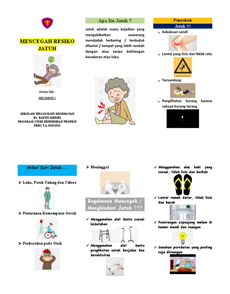 Leaflet Risiko Jatuh | PDF