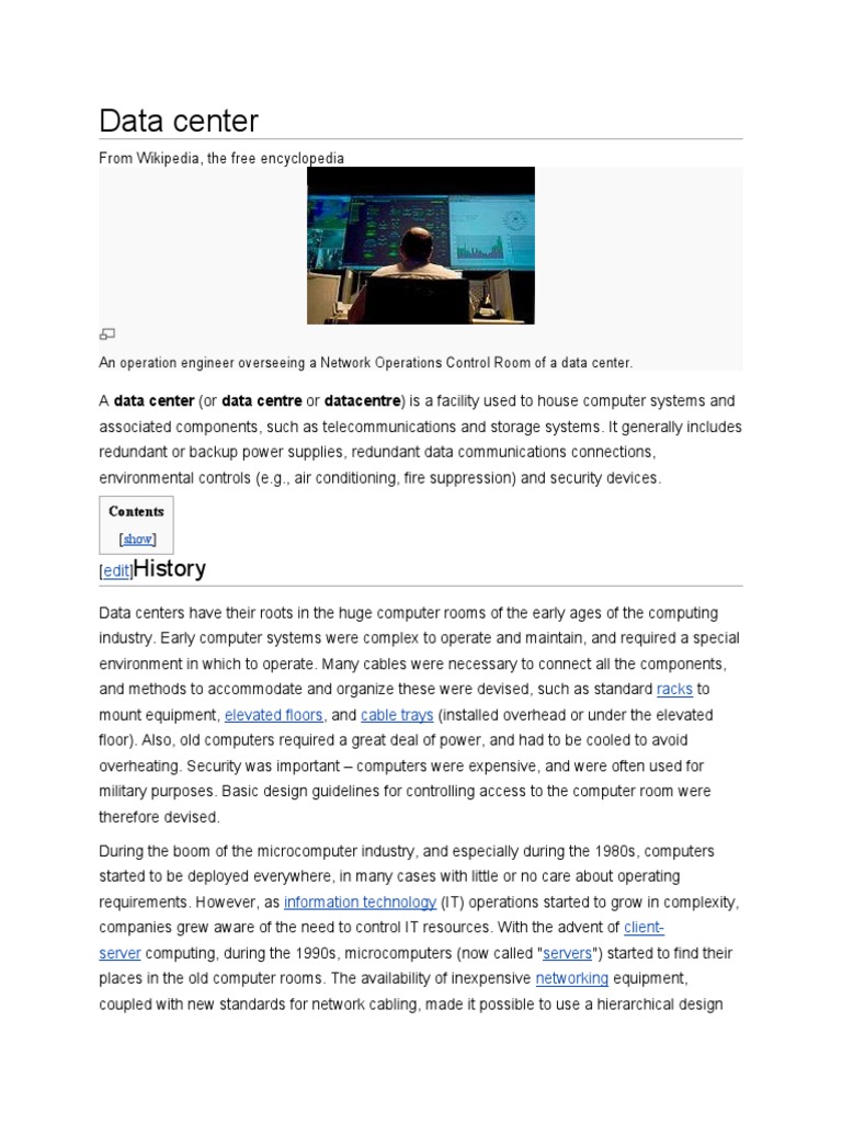 Data Cente | PDF | Data Center | Computer Network