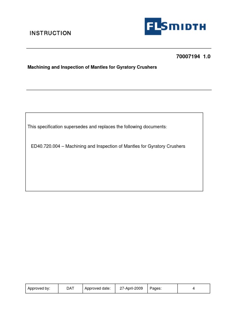 Mantle Inspection | PDF | Machining | Teaching Mathematics