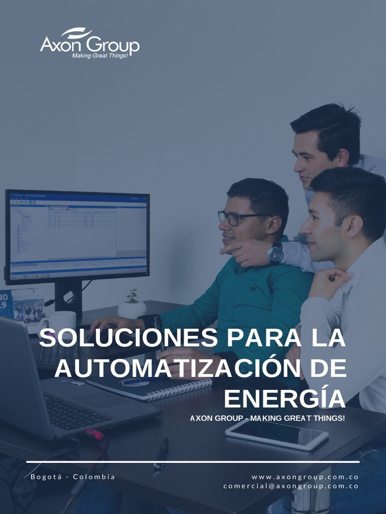 Brochure Axon Group 1 | PDF | Scada | La seguridad informática
