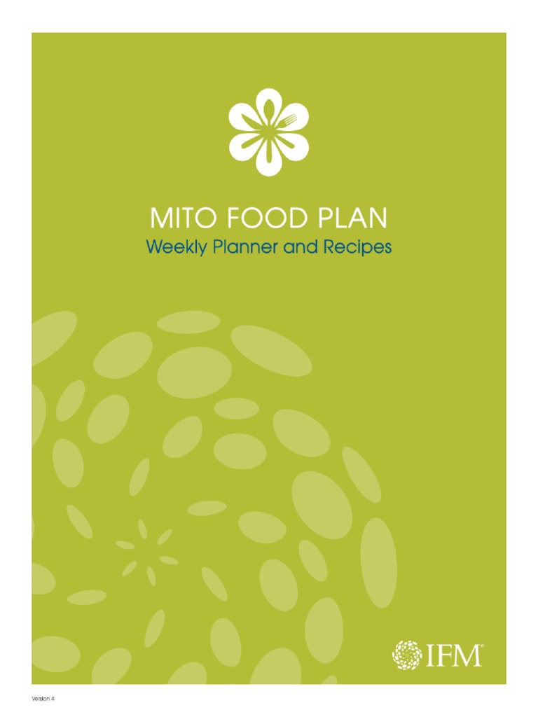 Mito Food Plan - IFM | PDF
