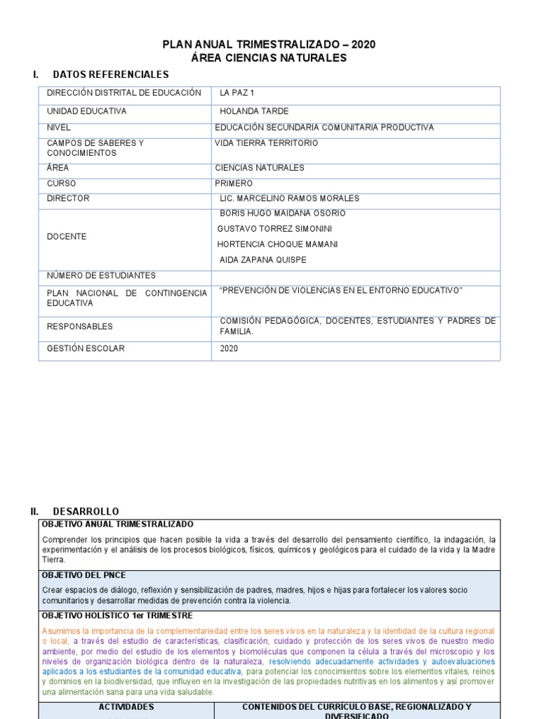 1 Cs Nat PAT 1 | PDF | Entorno natural | Ecología