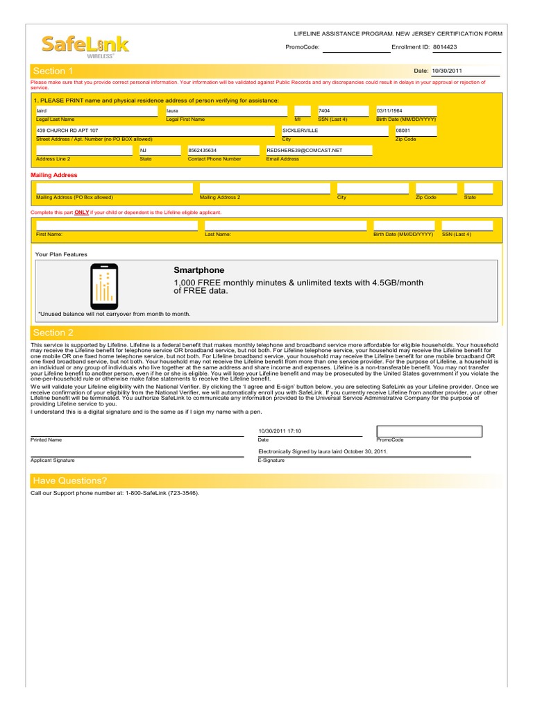 Form | PDF | Telecommunications | Communication
