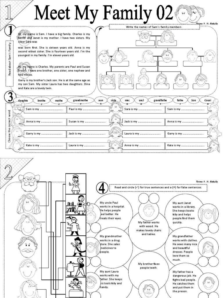 Meet My Family 02 Fun Activities Games - 667