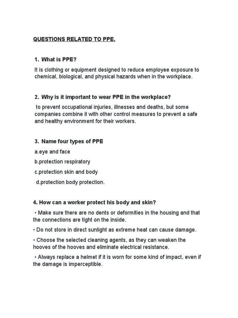 Questions Related To Ppe Resuelto | PDF