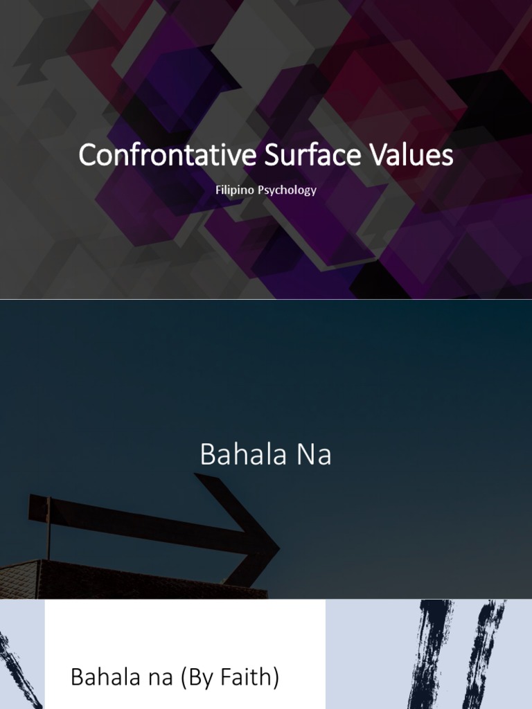 Lesson 6 Confrontative Surface Values | PDF