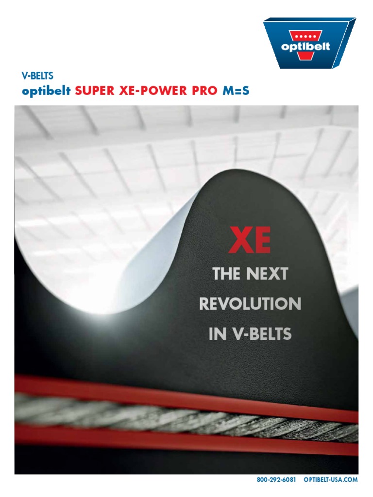 Optibelt SUPER XE POWER PRO Brochure | PDF | Belt (Mechanical) | Gear