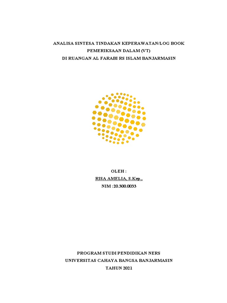 Logbook Pemeriksaan Dalam VT - Risa Amelia | PDF | Sains & Matematika