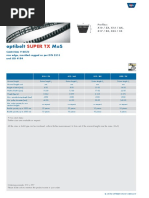 Optibelt SUPER X POWER Length Range | PDF | Belt (Mechanical) | Length