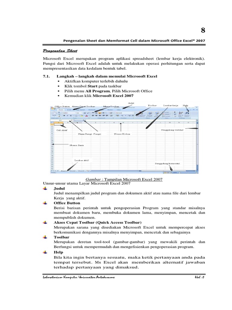 Modul Excel Dan | PDF