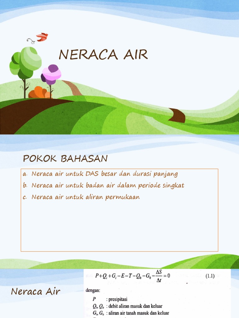 Neraca Air | PDF