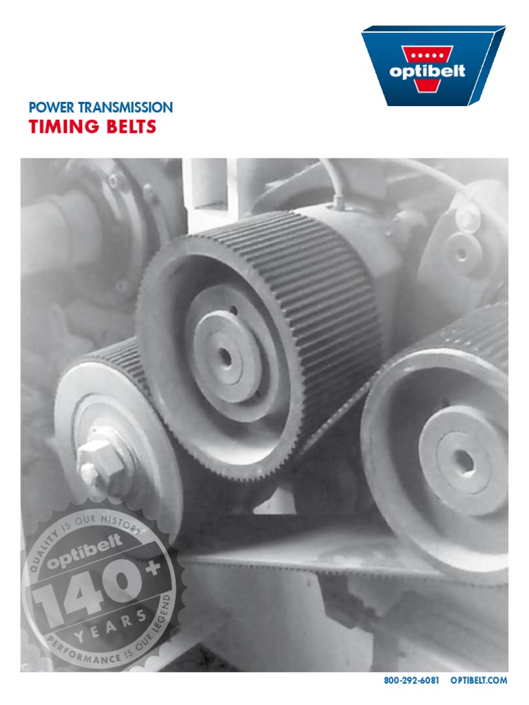Optibelt Timing Belt Brochure | PDF | Belt (Mechanical) | Materials
