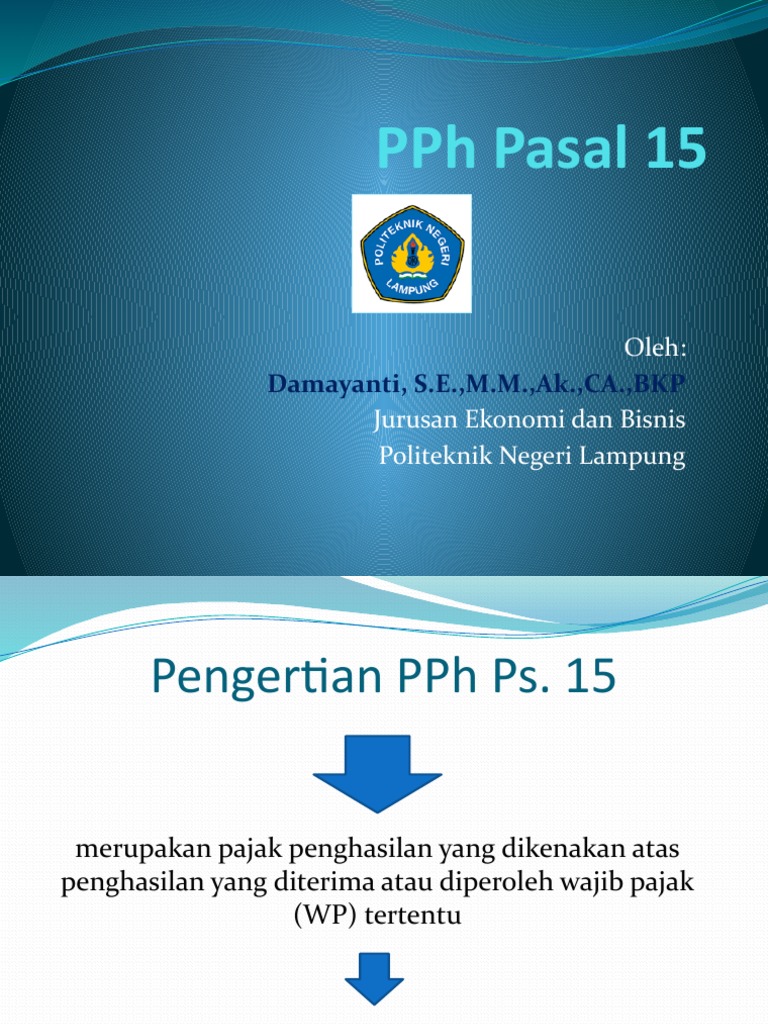 PPH Final Ps 15 | PDF | Hukum