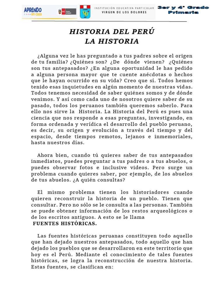 Reseña de la Historia del Perú | PDF | Imperio Inca | Perú