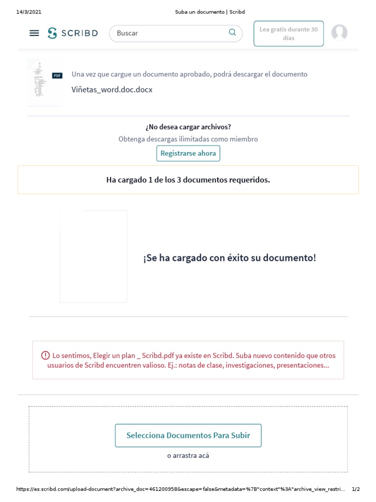 Elegir Un Plan - Scribd | PDF | Scribd | web 2.0