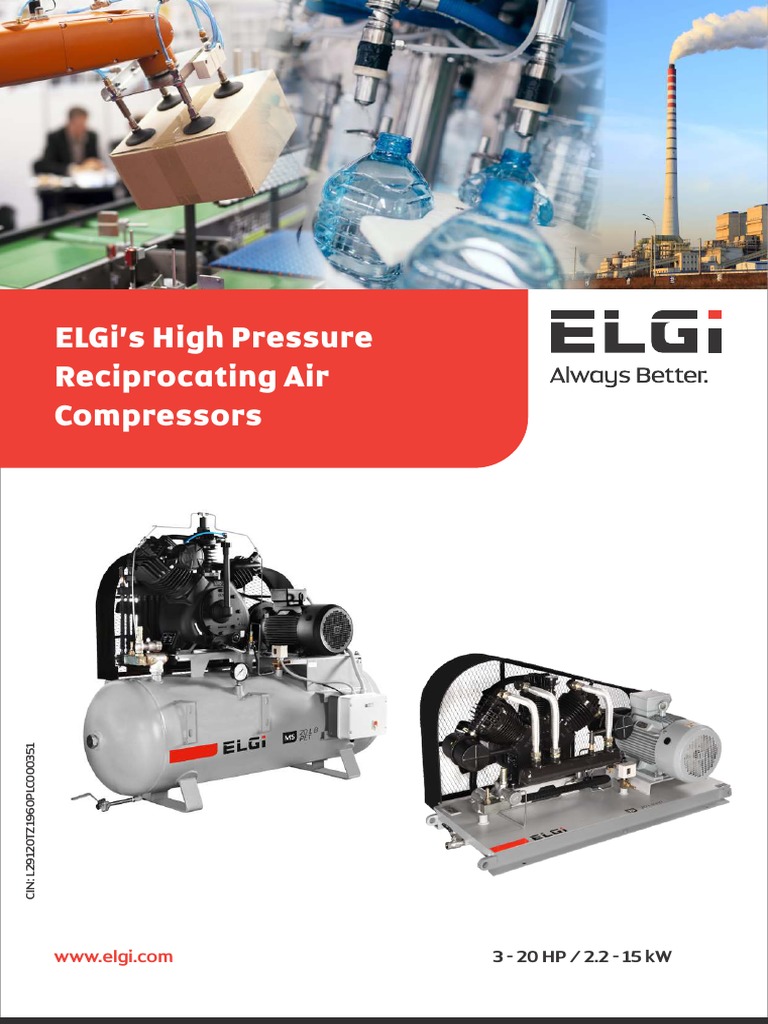 ELGi High Pressure Compressors | PDF | Engines | Manufactured Goods
