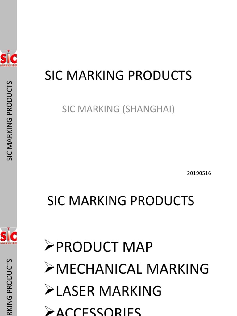Sic Marking Products 190527 | PDF | Computer Science | Computer Hardware