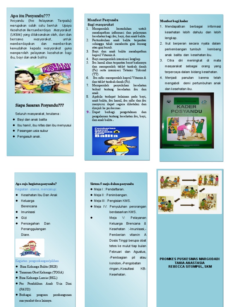 Leaflet Posyandu | PDF | Sains & Matematika