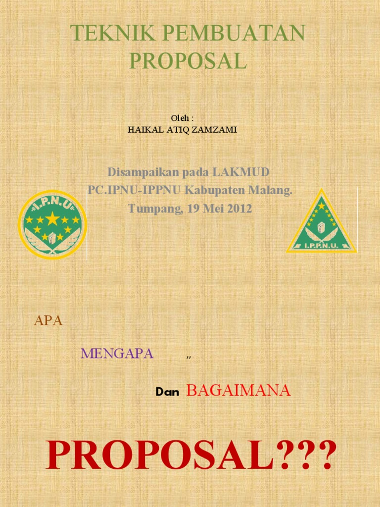 Teknik Pembuatan Proposal | PDF