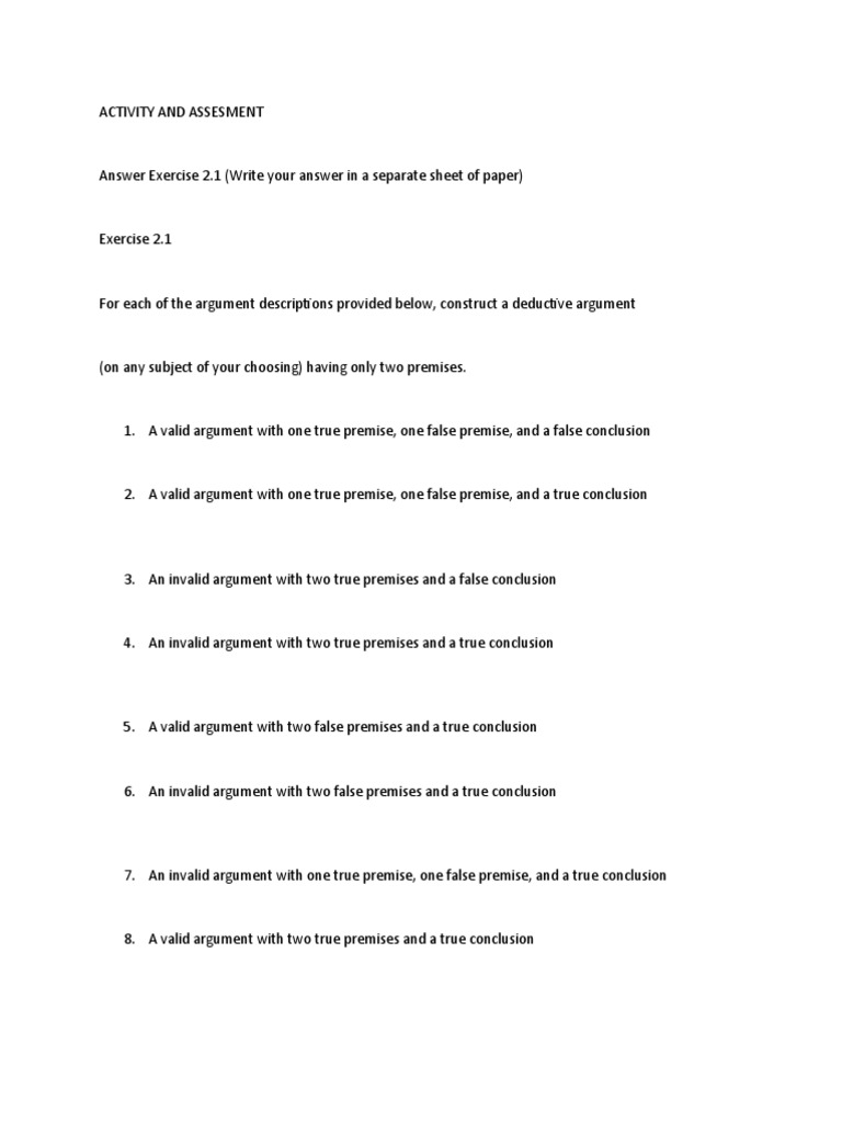2 | PDF | Argument | Logical Consequence