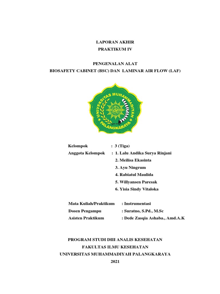 Perbandingan BSC dan LAF dalam Praktikum | PDF | Teknologi & Rekayasa