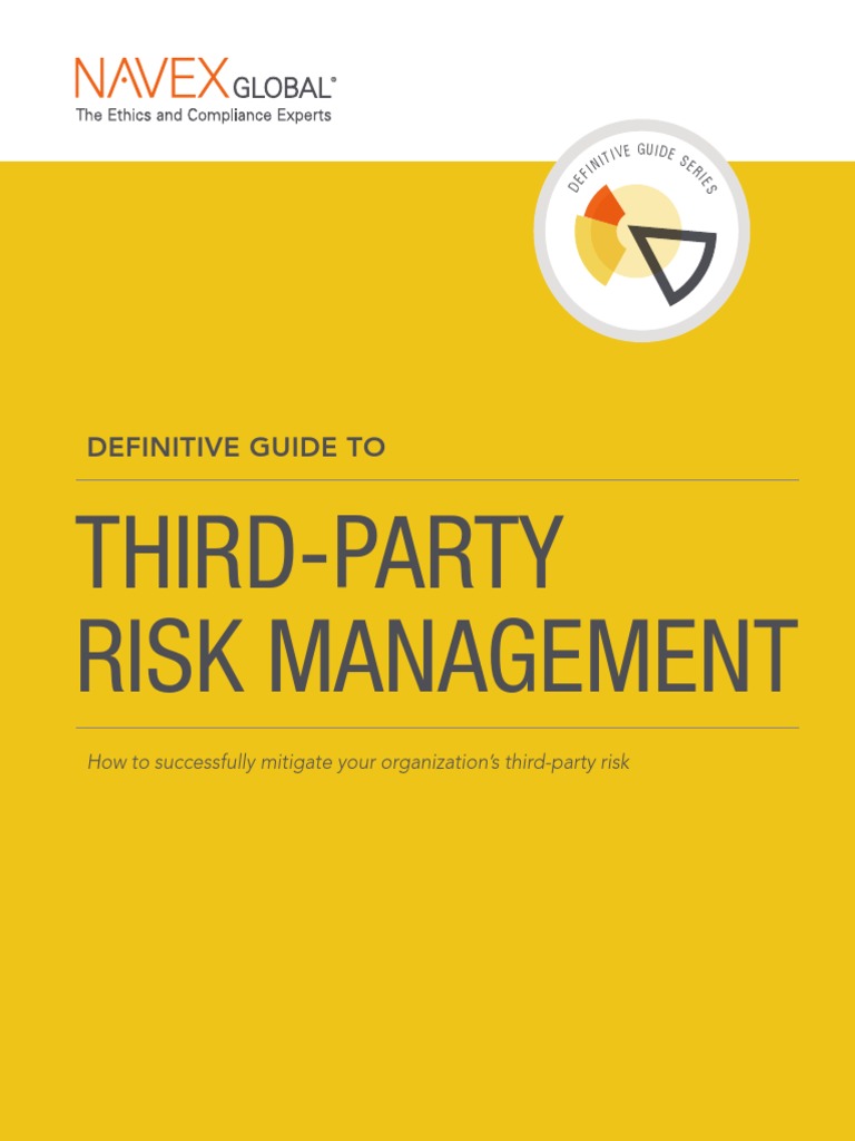 Third Party Risk Definitive Guide | PDF | Due Diligence | Risk Management