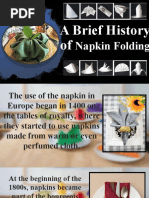 30 Napkin Folding Styles | PDF