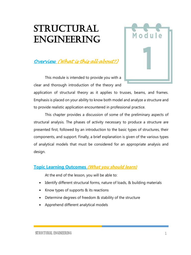 Introduction to Structural Theory | PDF | Truss | Beam (Structure)