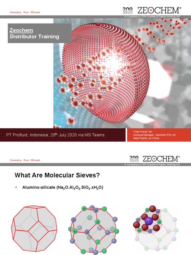 General Molecular Sieve Presentation Session 1 | PDF | Adsorption ...