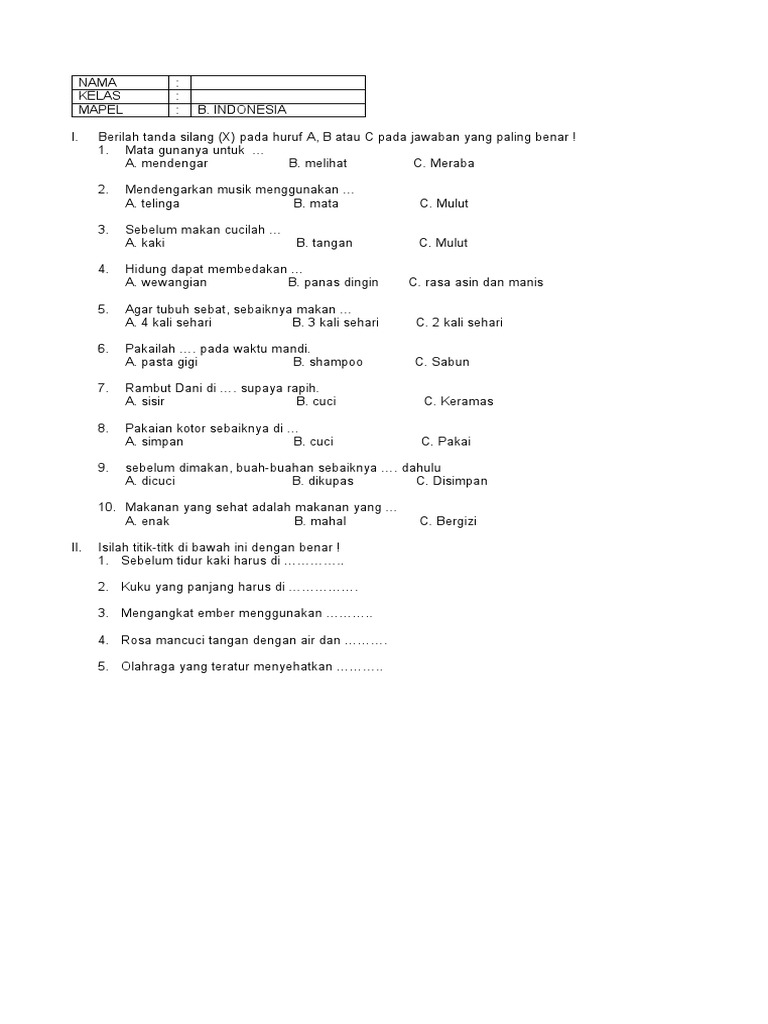 Kumpulan Soal SD | PDF