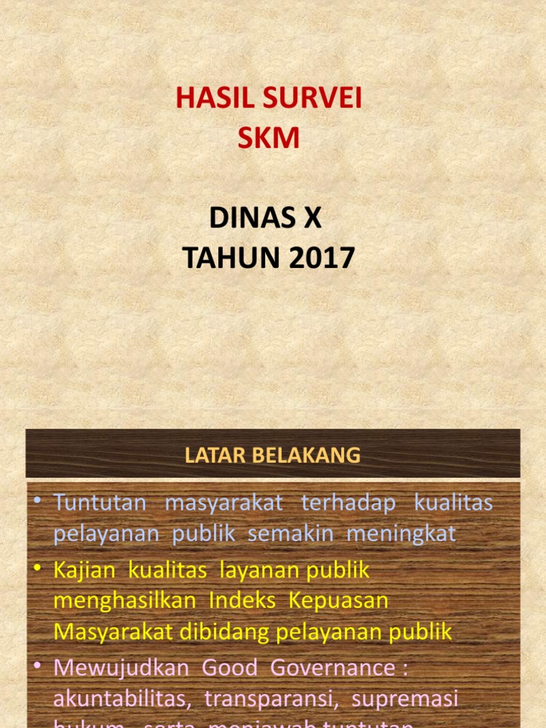 Contoh PPT Survey New | PDF