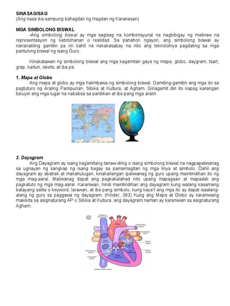 Mga Biswal Na Simbolo | PDF