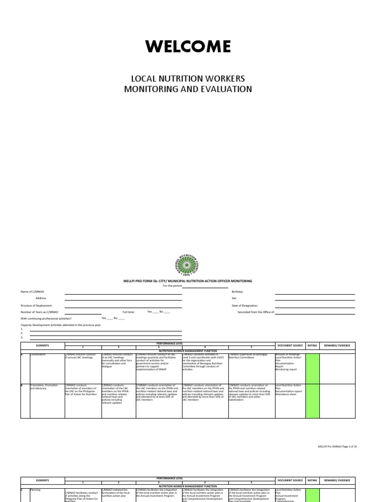 MELLPI Pro Form For CMNAO | PDF | Business