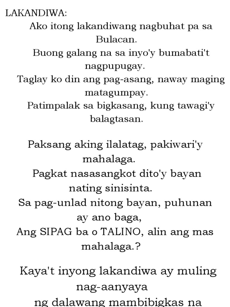 BALAGTASAN | PDF